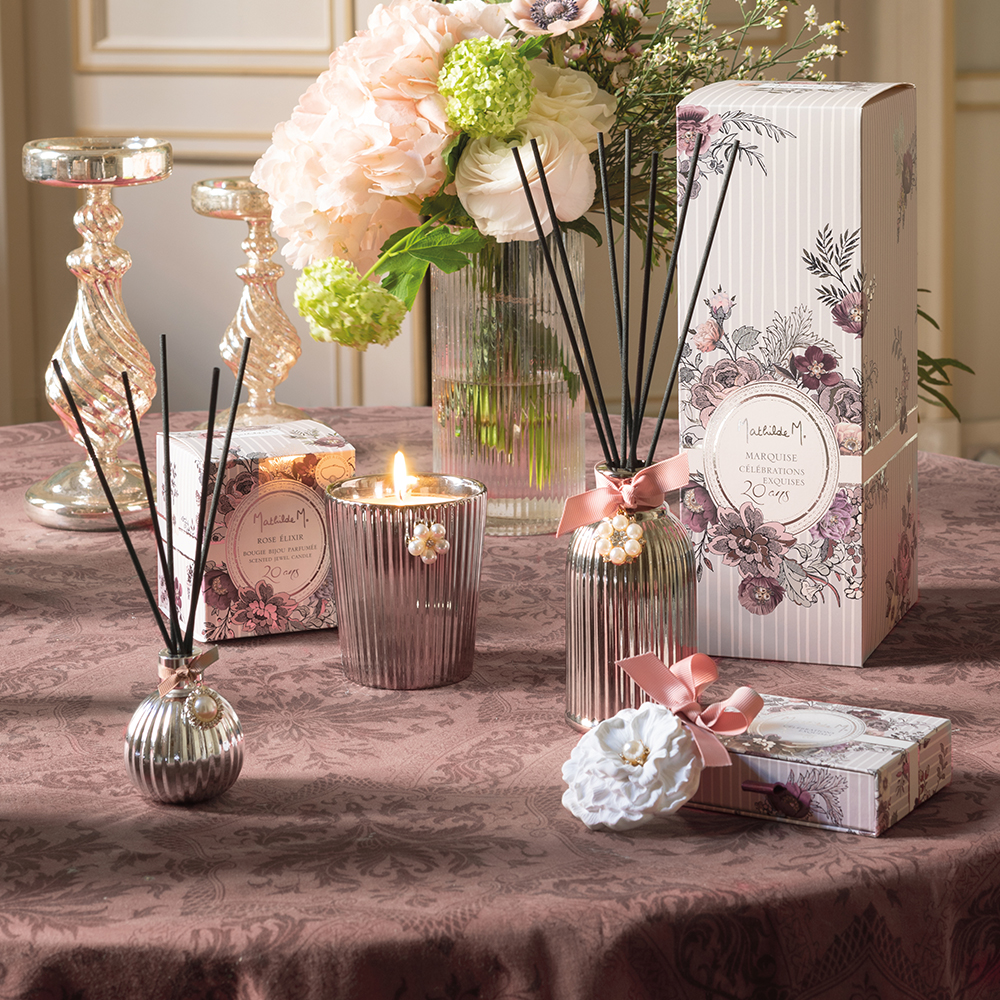 20週年耀銀珍珠吊飾薰香瓶禮盒 | Mathilde M. 法國瑪恩 | Everose 愛芙蓉