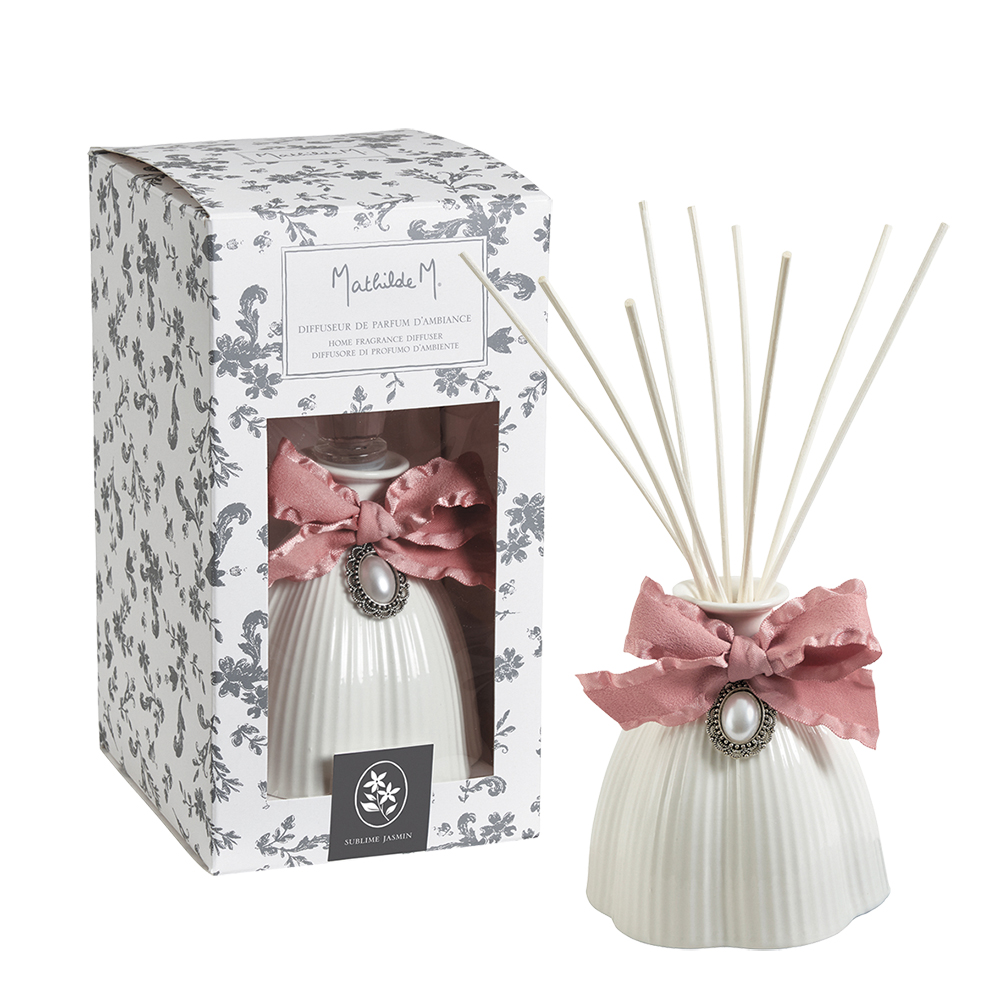 茉莉公主 瑪麗安東妮白珍珠垂飾薰香瓶200ml | Mathilde M. 法國瑪恩 | Everose 愛芙蓉